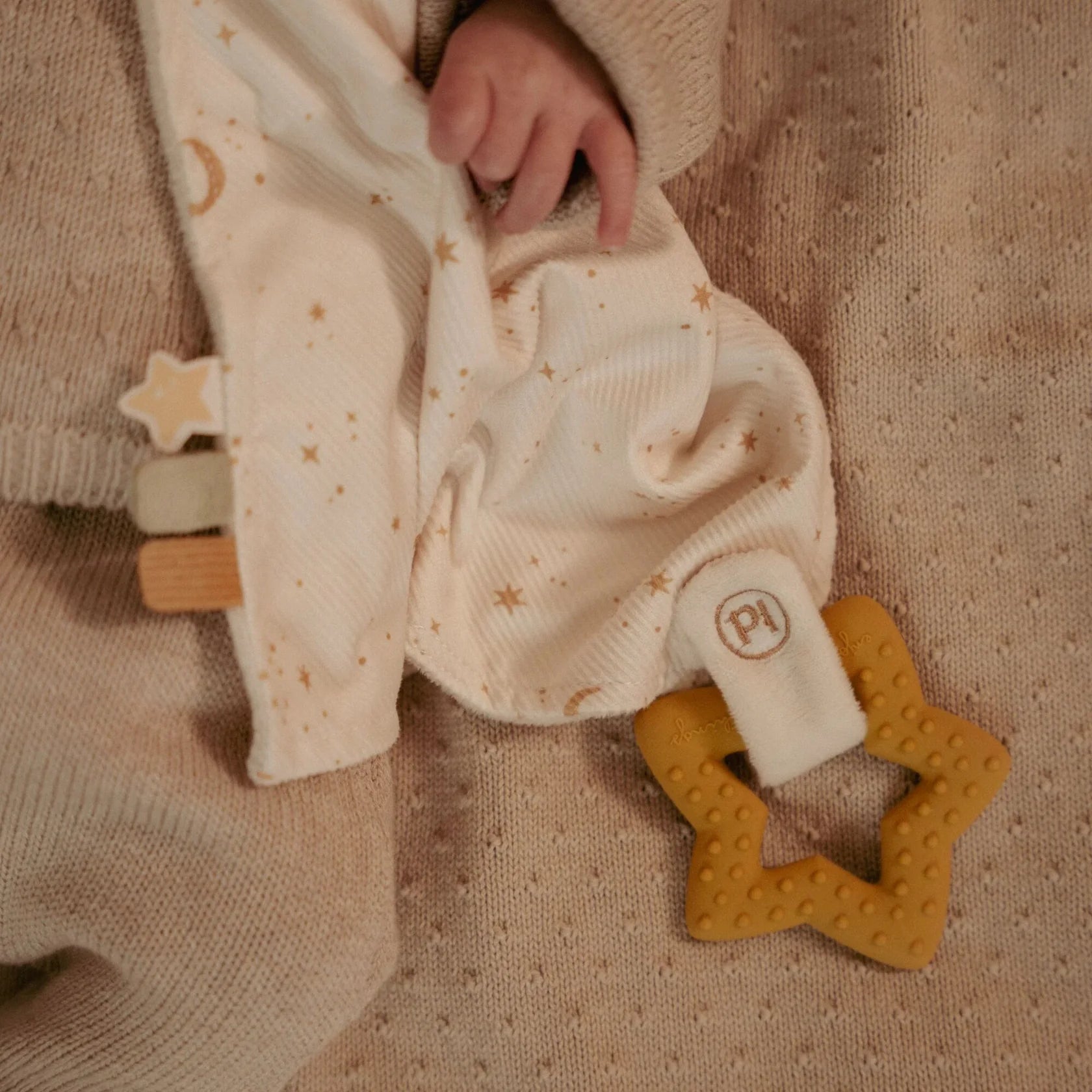 Little Dutch Cuddle Cloth - Baby Goose With Teething Ring