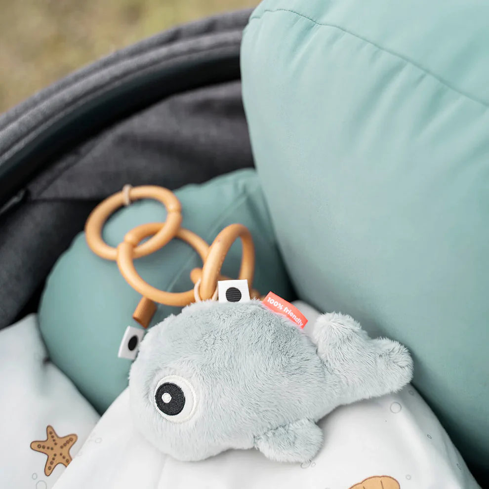 Done by Deer Tiny Sensory Rattle | Wally - Blue
